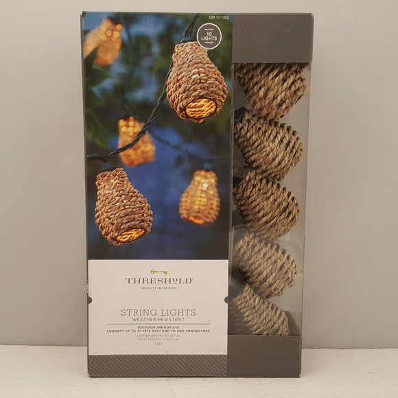 Threshold | Party Supplies | Threshold String Lights With Sea Grass ...